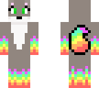 Rainbow Wolf | Minecraft Skin
