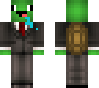 turtle in suit Drooling | Minecraft Skin