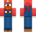 Black Mario | Minecraft Skin
