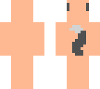 Werewolf ears and tail base | Minecraft Skin