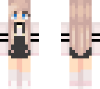 cute overalls girl | Minecraft Skin