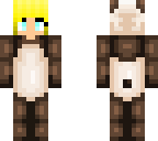 Panda Girl In Wonzie | Minecraft Skin