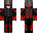 Xenomorph Red | Minecraft Skin
