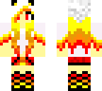 Lava Girl | Minecraft Skin