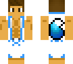 Blue Wolf Boy | Minecraft Skin