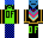 cheap optifine double sided | Minecraft Skin