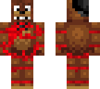 spring freddy mask on | Minecraft Skin