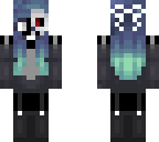 Half-Human Half-Shadow Half-Ghost Girl | Minecraft Skin
