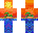 Tropical Sunset | Minecraft Skin