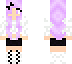 Pastel Purple Girl | Minecraft Skin