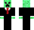 creeper in een net pak | Minecraft Skin