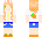 cute ribbit girl | Minecraft Skin