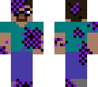 Smart Glitch Steve | Minecraft Skin