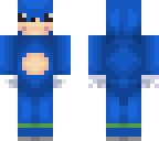 Blue Uganda Knuckles | Minecraft Skin