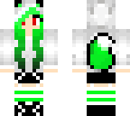 Green Evil Wolf | Minecraft Skin