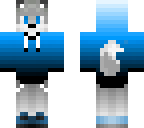 blue fox | Minecraft Skin