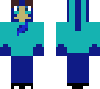 lightning blue speedster skin | Minecraft Skin