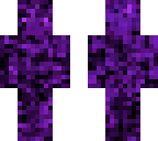 Corrupted Purple Steve | Minecraft Skin