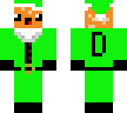 green derp santa | Minecraft Skin