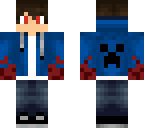 Bloody Creeper Boy | Minecraft Skin