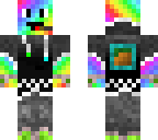 Rainbow Gamer | Minecraft Skin