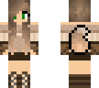 Werewolf girl | Minecraft Skin