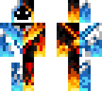 ice fire skin | Minecraft Skin