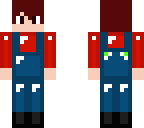 mario overalls | Minecraft Skin