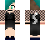 lace black dress | Minecraft Skin
