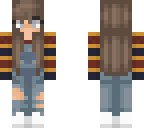 Vintage Girl Bangs | Minecraft Skin