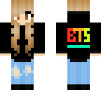 EDITED BTS Army skin jimin inspired | Minecraft Skin