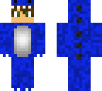 raptor blue | Minecraft Skin