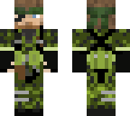 Metal Gear Solid 3 Snake | Minecraft Skin