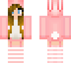 Pink Bunny | Minecraft Skin