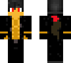 aaron red eyes | Minecraft Skin