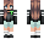 cute alien girl | Minecraft Skin