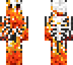 Doomed Flaming Skeleton | Minecraft Skin