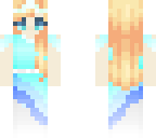 Ocean Princess With Tiara | Minecraft Skin