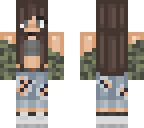 Camo girl | Minecraft Skin
