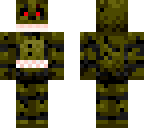 nightmare springtrap | Minecraft Skin