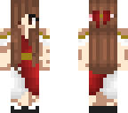 vitiligo girl | Minecraft Skins