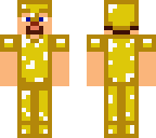 FIXED Golden Armour Steve | Minecraft Skin