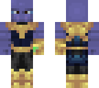 Thanos unarmored Infinity War | Minecraft Skin