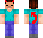 Demon herobrine edit | Minecraft Skin