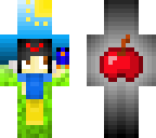 Snow White Pixel Art | Minecraft Skin