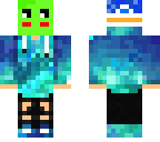 scarp green bonnie with a person in it | Minecraft Skin