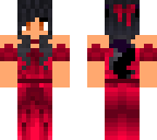 red aphmau dress kawaii pretty | Minecraft Skins