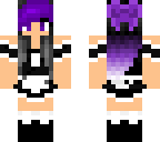 Lucinda Girl Emo My Street Aphmau Maid Black Minecraft Skins