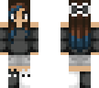 Black Ribbon Nokia | Minecraft Skin