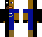 Half Herobrine and half Steve | Minecraft Skin